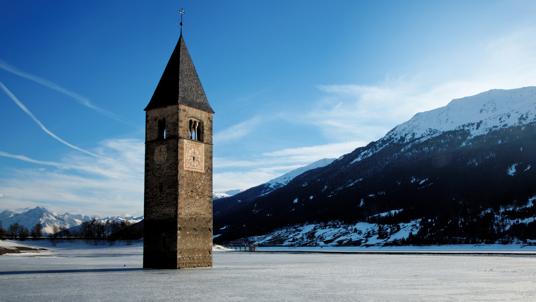Lake Reschen and the submerged village - Ecobnb